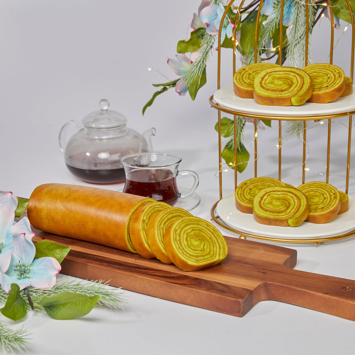 Omakase Pandan Kaya Lapis Roulade – Madam Lee
